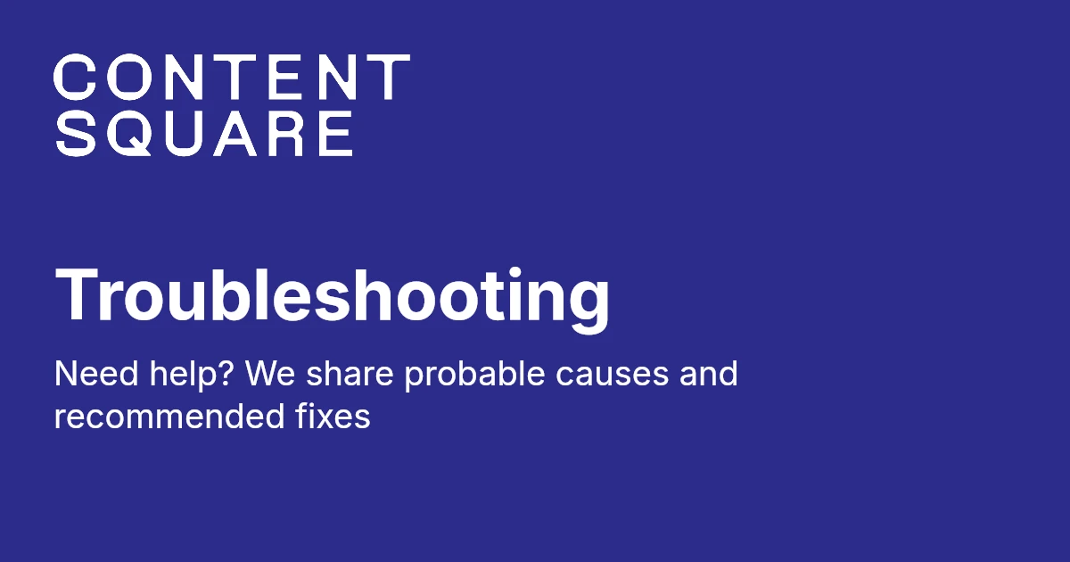 Troubleshooting - React Native Troubleshooting - React Native